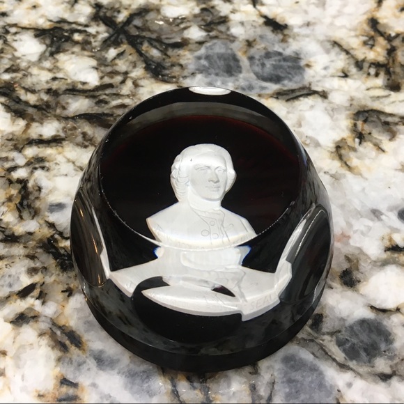 The Franklin Mint | Office | Vintage Baccarat Jeanjacques Rousseau Ruby ...